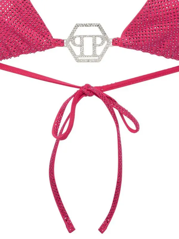 Philipp Plein Bikini Top - Pink