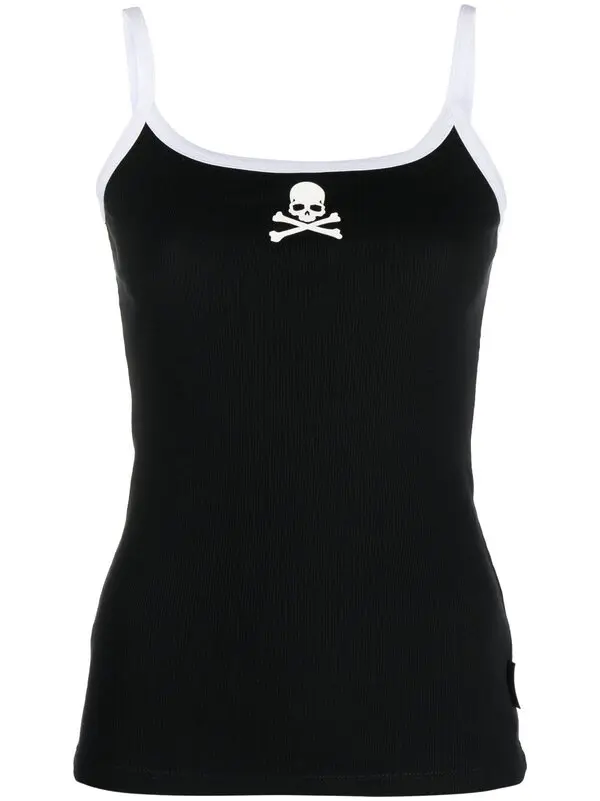 Philipp Plein Skull-print Tank Top - Black
