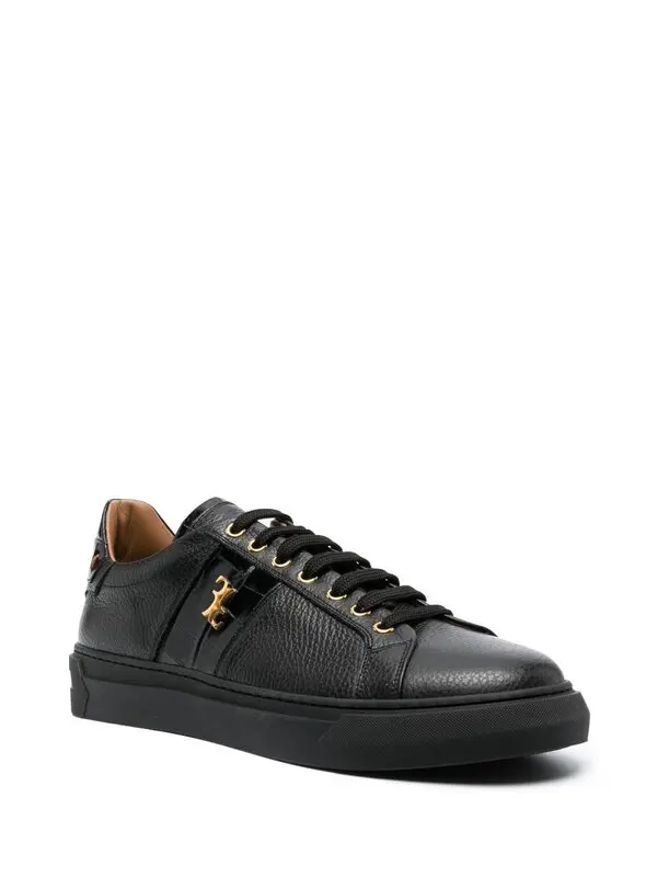 BILLIONAIRE Contrast-detail Low-top Sneakers - Black
