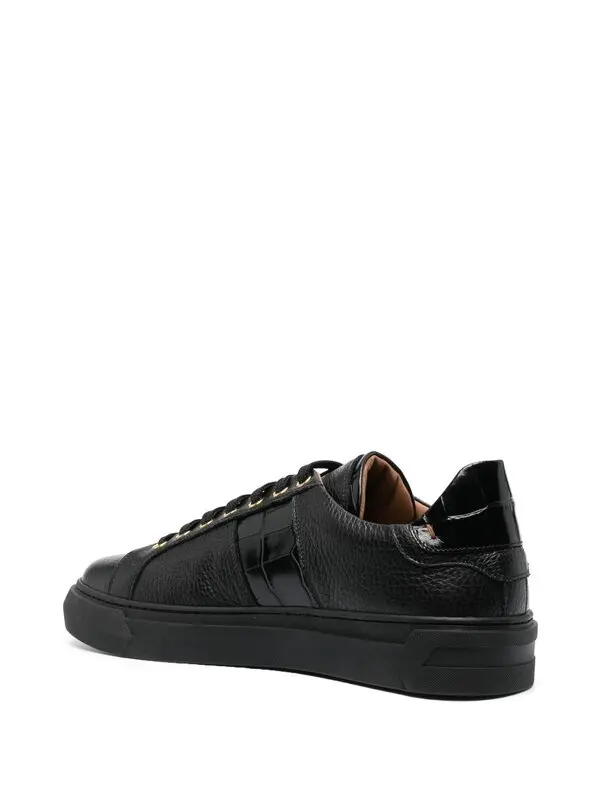 BILLIONAIRE Contrast-detail Low-top Sneakers - Black
