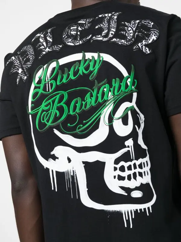 Philipp Plein Graphic-print Short-sleeved T-shirt - Black