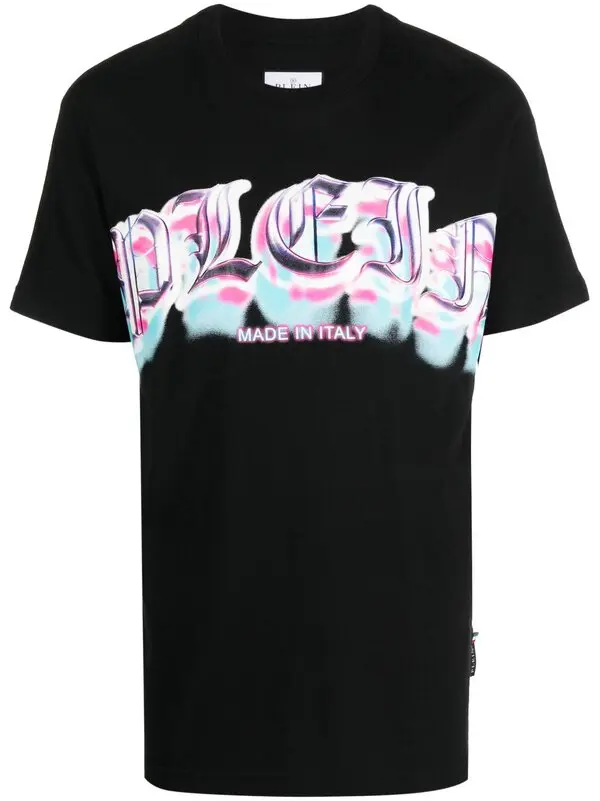 Philipp Plein Logo-print Short-sleeved T-shirt - Black