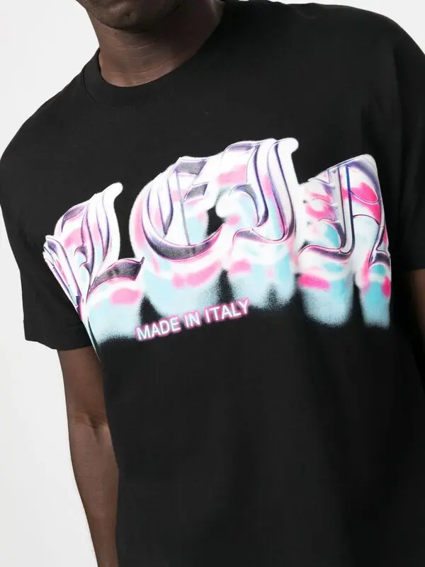 Philipp Plein Logo-print Short-sleeved T-shirt - Black