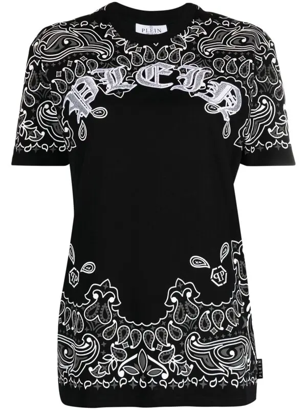 Philipp Plein Paisley-print Short-sleeve T-shirt