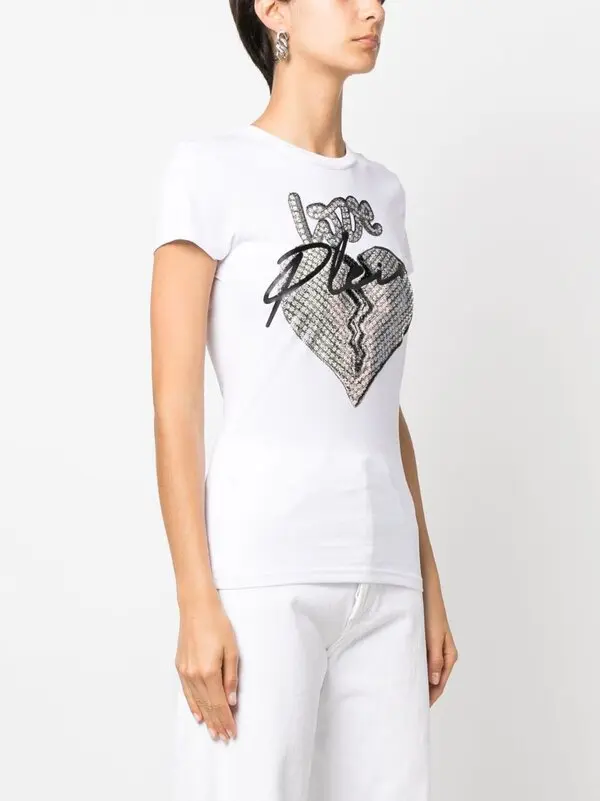 Philipp Plein Love-print Short-sleeve T-shirt