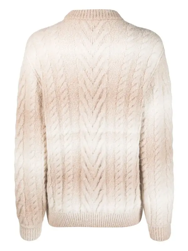 Philipp Plein Skull & Bones Striped Knit Jumper