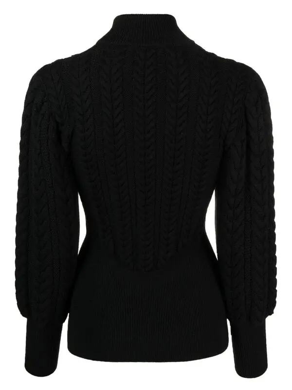 Philipp Plein Cable-knit Jumper - Black