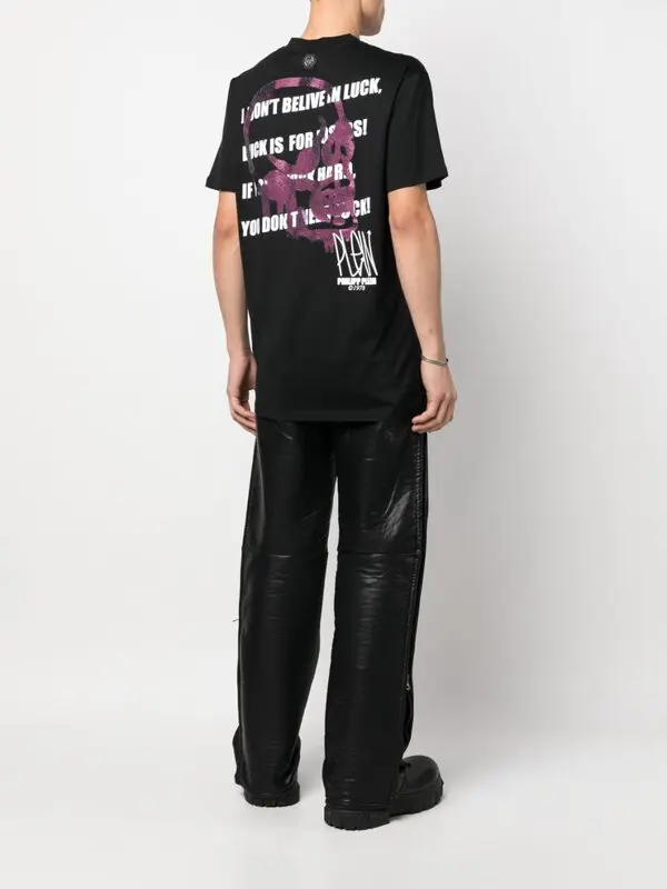 Philipp Plein Graphic-print Short-sleeved T-shirt - Black