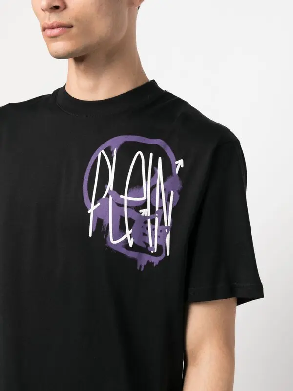 Philipp Plein Graphic-print Short-sleeved T-shirt - Black
