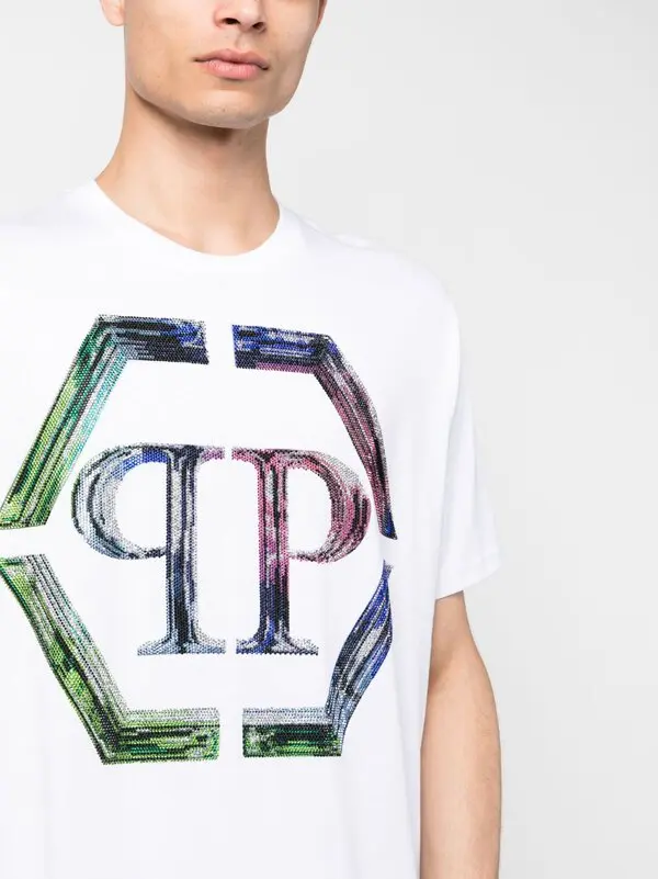 Philipp Plein Logo-print Short-sleeve T-shirt - White