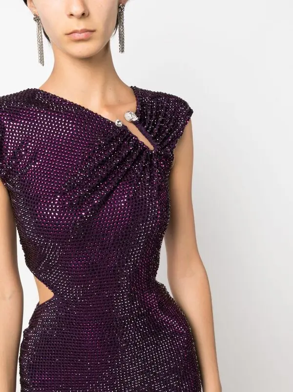 Philipp Plein Crystal-embellished Minidress