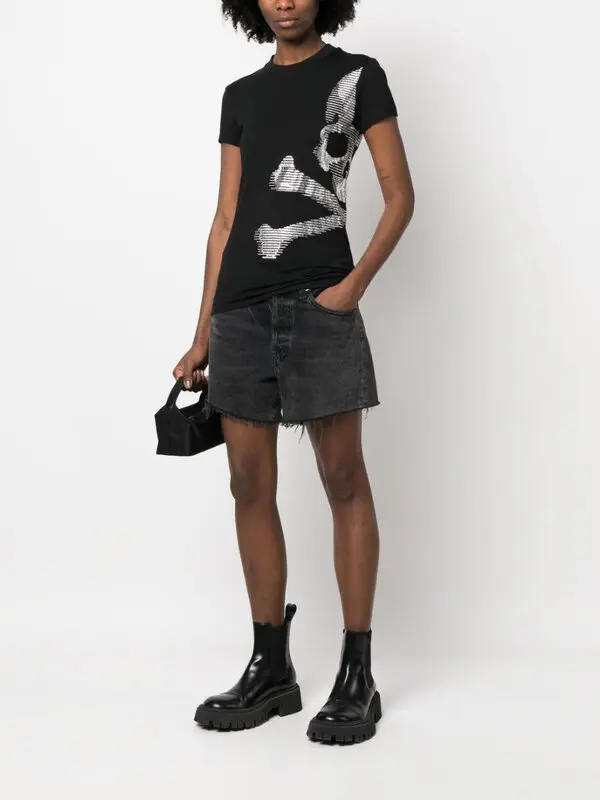 Philipp Plein Rhinestone-embellished T-shirt
