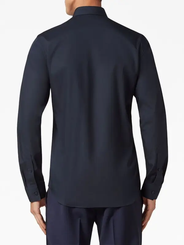 Philipp Plein Logo-embroidered Cotton Shirt