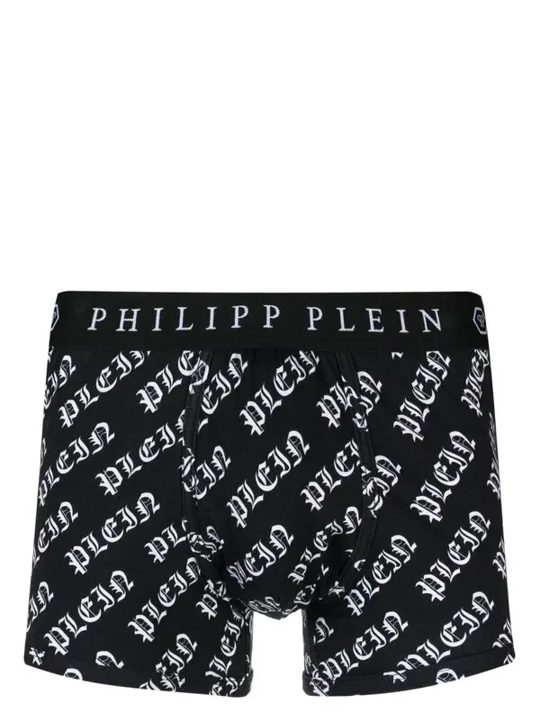 Philipp Plein Logo-print Boxer Briefs - Black