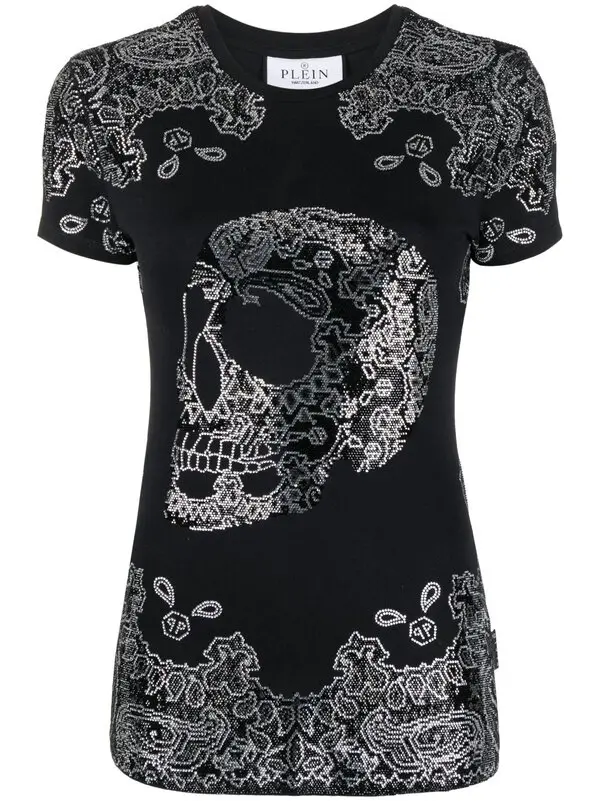 Philipp Plein Bandana Rhinestone-embellished T-shirt