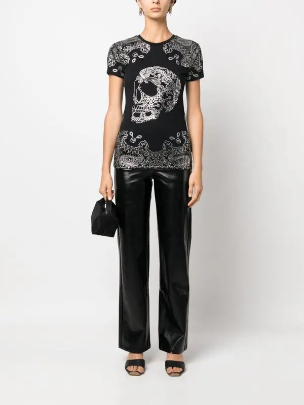 Philipp Plein Bandana Rhinestone-embellished T-shirt