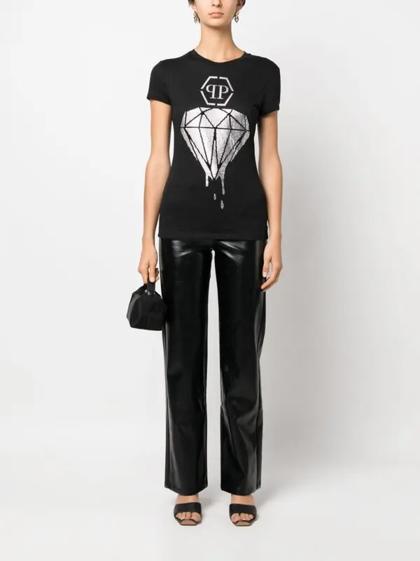 Philipp Plein Rhinestone-embellished T-shirt