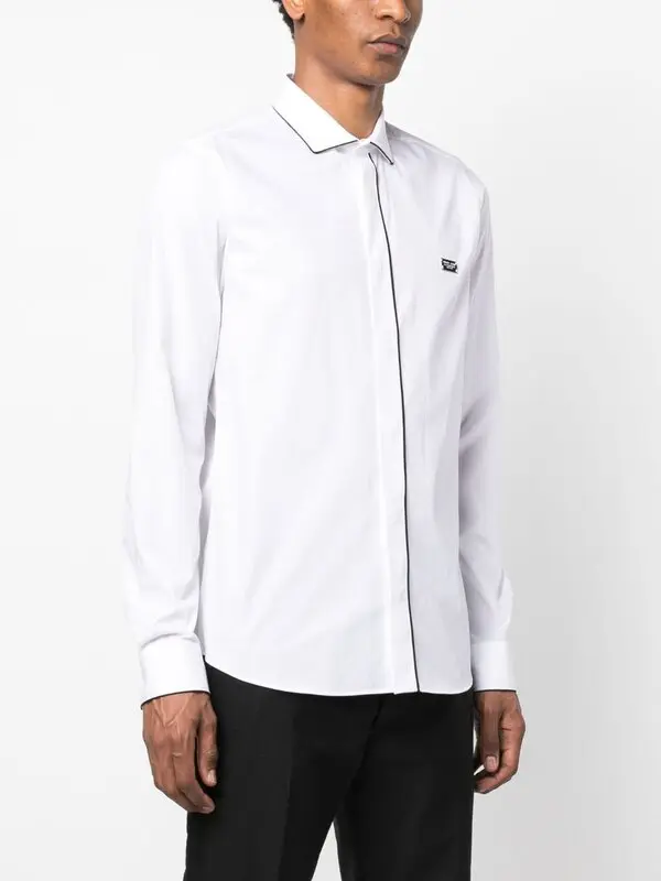 Philipp Plein Sugar Daddy Contrasting-trim Shirt