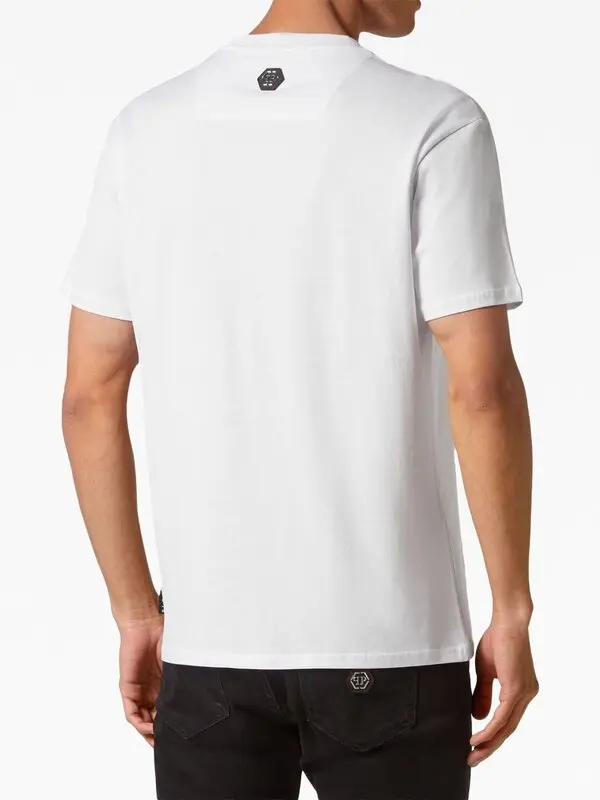 Philipp Plein Graphic-print Cotton T-shirt - White