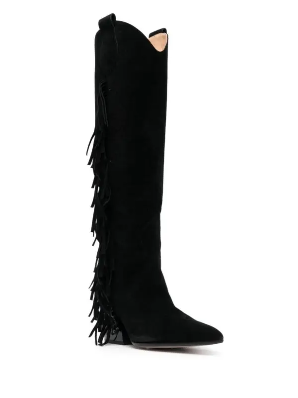 Philipp Plein Calf-leather Cowboy Boots