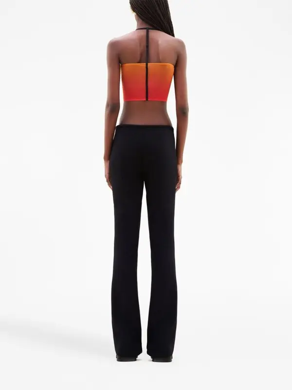 COURREGES Heritage Low-rise Trousers - Black