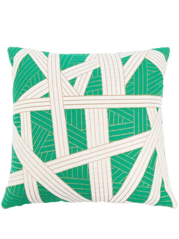 Missoni Nastri 651 Cotton Cushion - Green