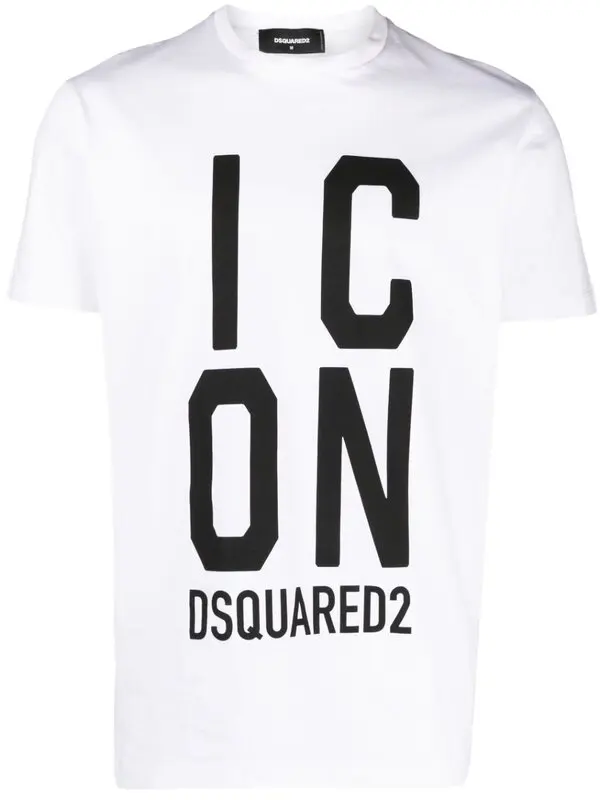Dsquared2 Logo-print Cotton T-shirt - White