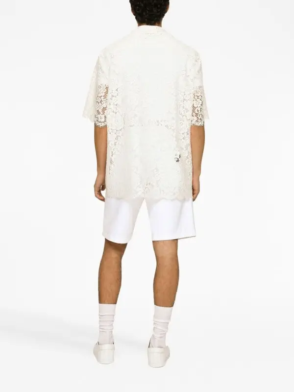 Dolce & Gabbana Logo-plaque Denim Shorts