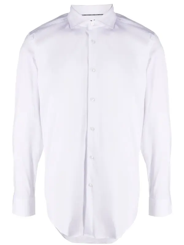 BOSS Spread-collar Shirt - White