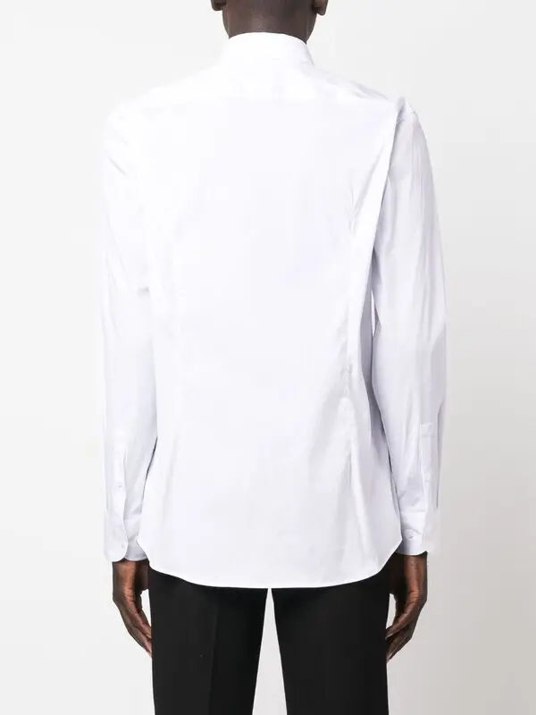 BOSS Slim-fit Shirt In Easy-iron Cotton-blend Poplin - White