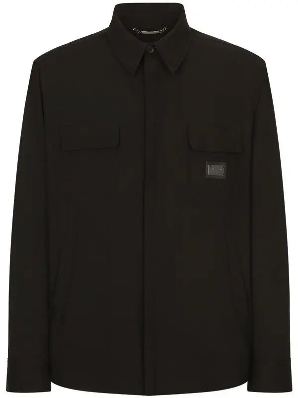Dolce & Gabbana Logo-plaque Long-sleeve Shirt