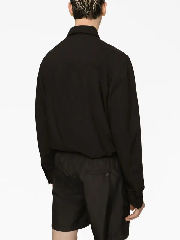 Dolce & Gabbana Logo-plaque Long-sleeve Shirt