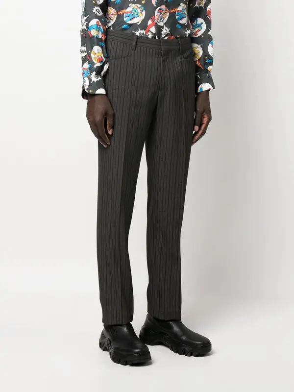Moschino Stripe-pattern Tailored Trousers