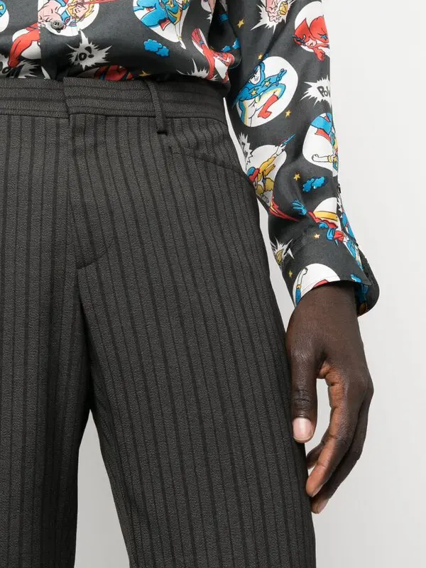 Moschino Stripe-pattern Tailored Trousers