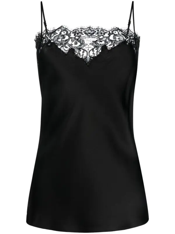 Stella McCartney Lace-trimmed Cami Top - Black