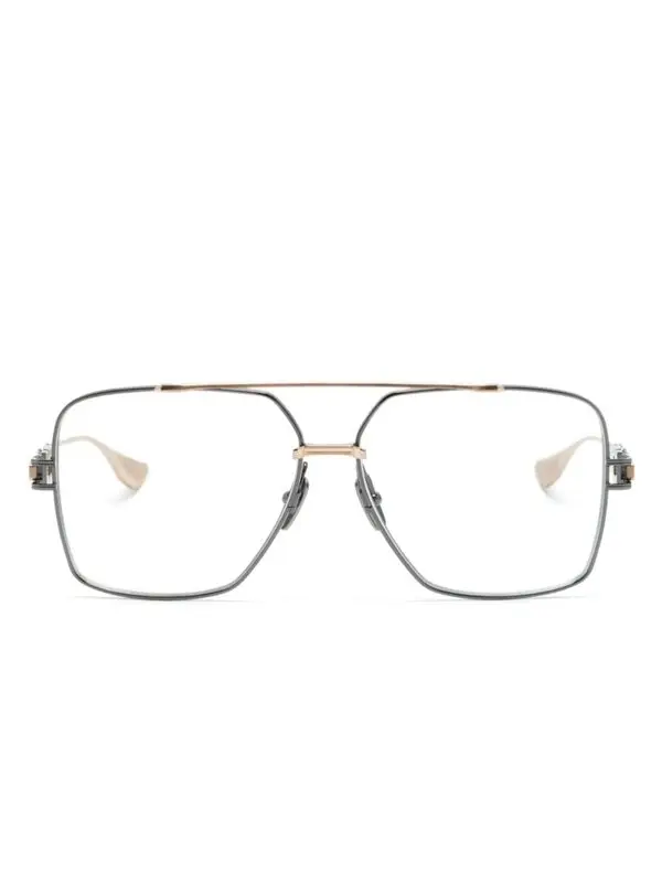 Dita Grand Emperik Square-frame Glasses - Black