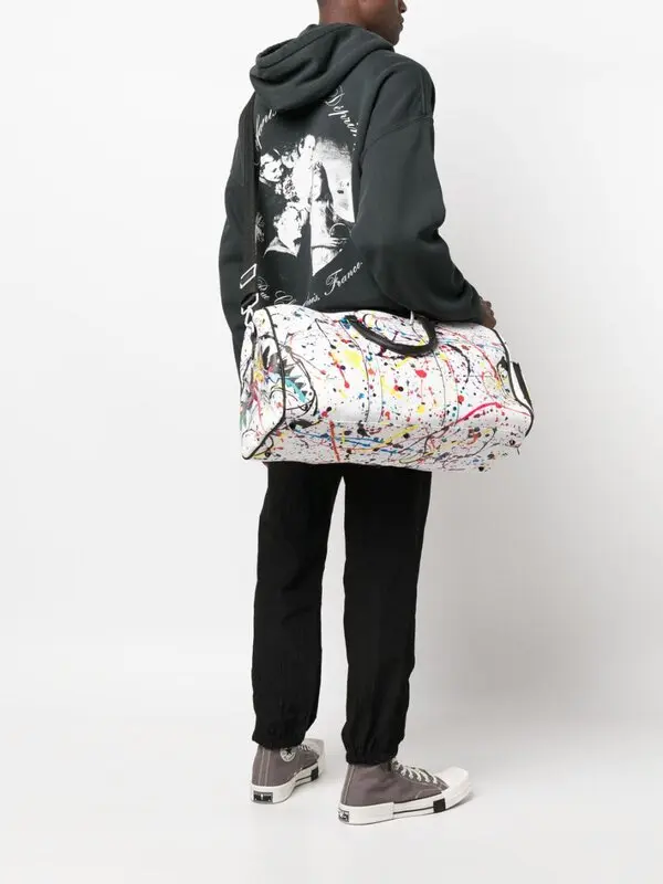 SPRAYGROUND KID Paint-splatter Zipped Holdall