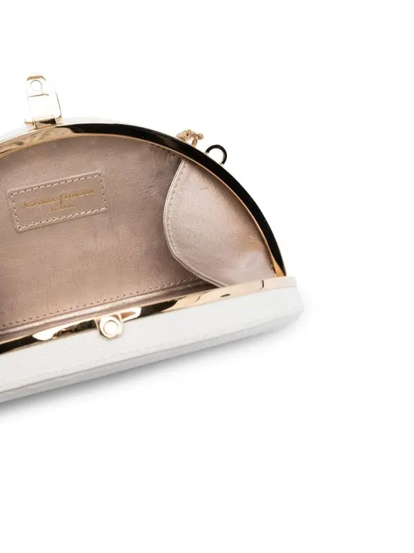 ASPINAL OF LONDON Luna Clutch Bag - White