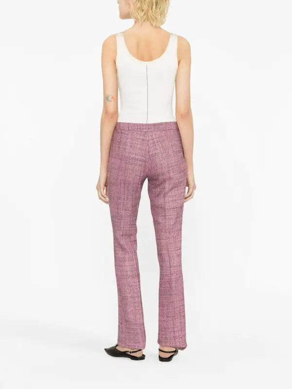 Stella McCartney Mélange-effect Wool Trousers
