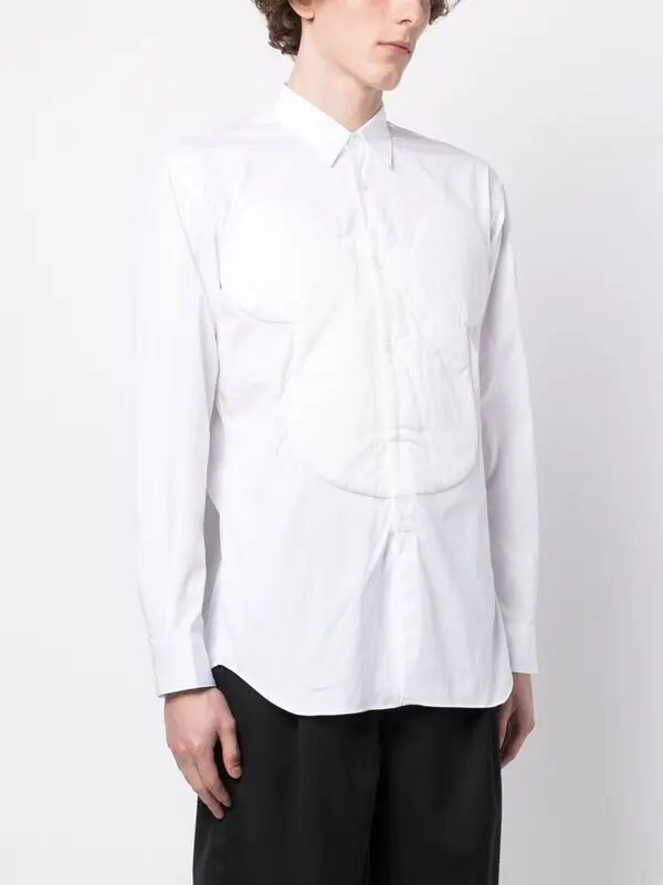Comme Des Garçons X Be@rbrick Long-sleeve Cotton Shirt