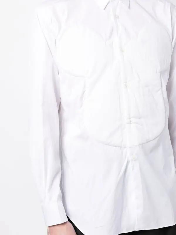 Comme Des Garçons X Be@rbrick Long-sleeve Cotton Shirt