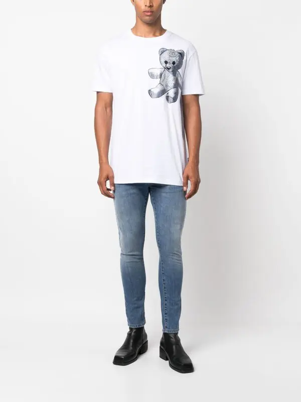 Philipp Plein Teddy Bear Paisley-print T-shirt