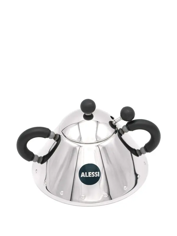 ALESSI Logo-print Sugar Bowl & Spoon Set