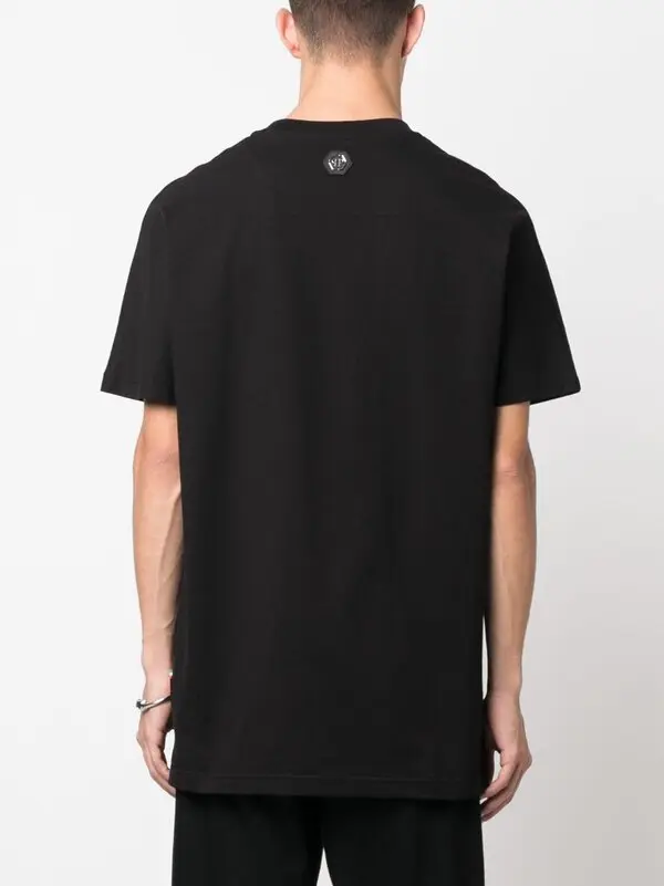 Philipp Plein Ss Kimono Cut Cotton T-shirt