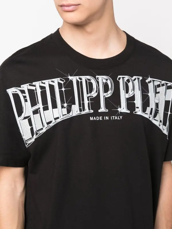 Philipp Plein Ss Kimono Cut Cotton T-shirt