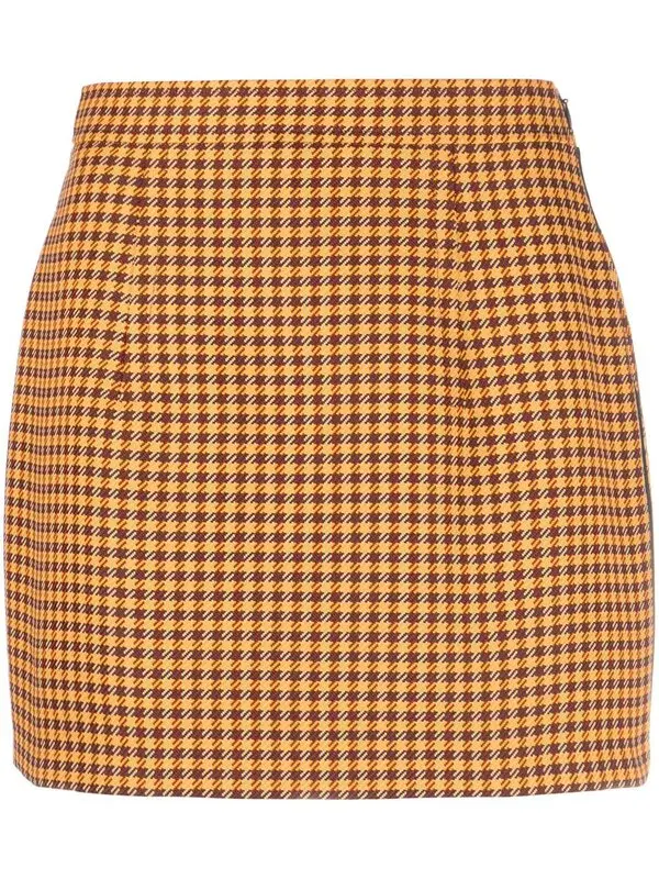 Marni Check Pattern Miniskirt