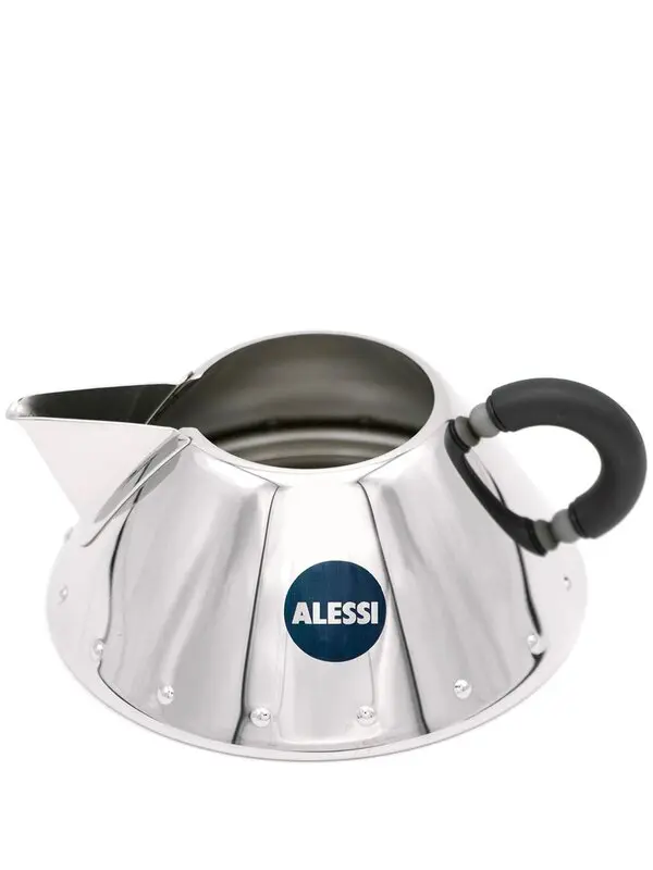 ALESSI Logo-print Creamer - Silver