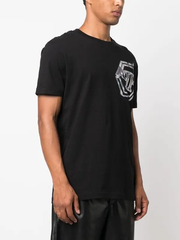 Philipp Plein Logo-print Cotton T-shirt - Black