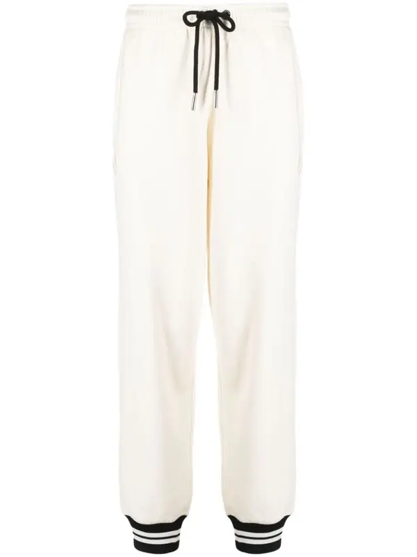 Moncler Striped-trim Track Pants - White