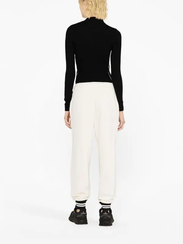 Moncler Striped-trim Track Pants - White